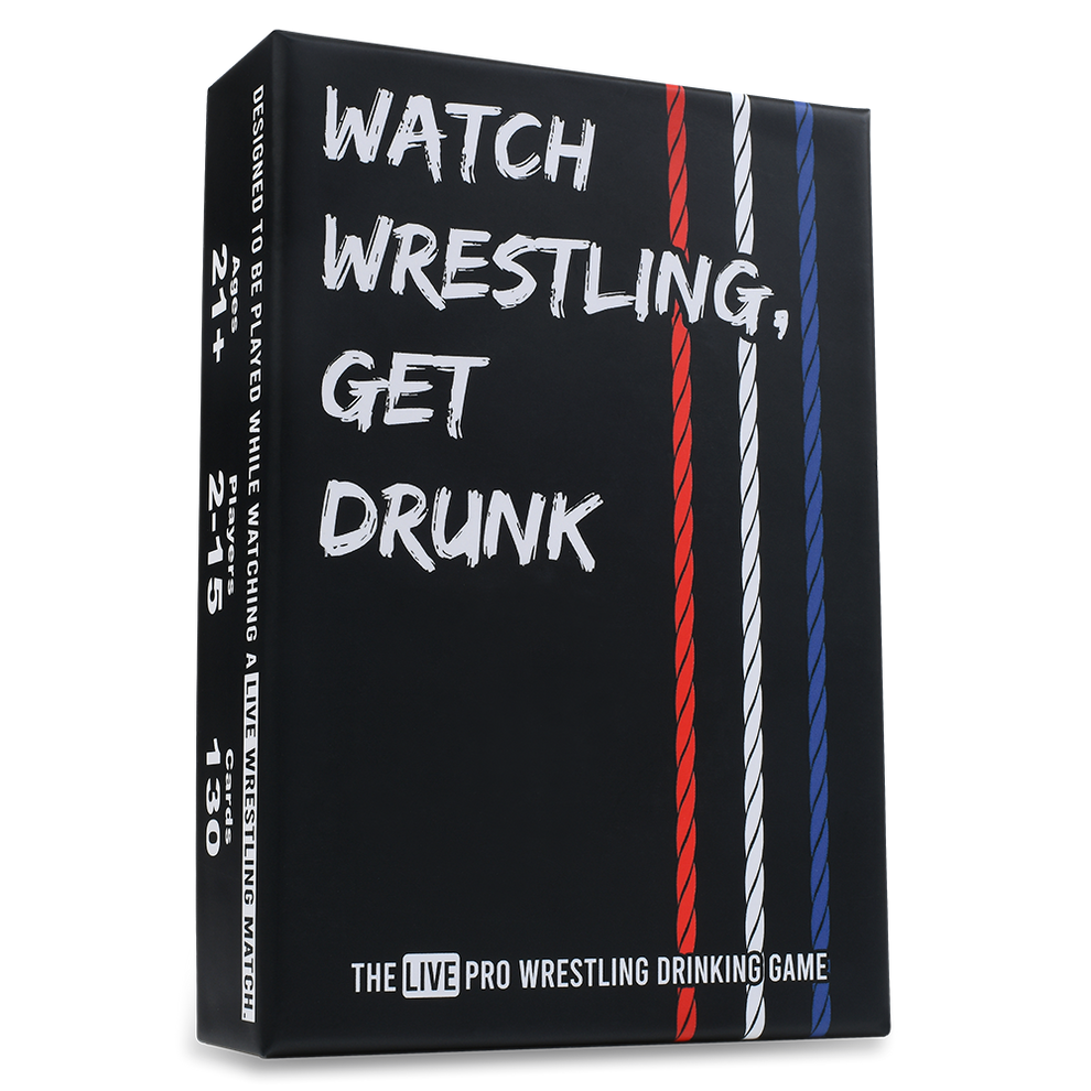 Watch Wrestling Get Drunk™ Drinking Game | 130 Cards